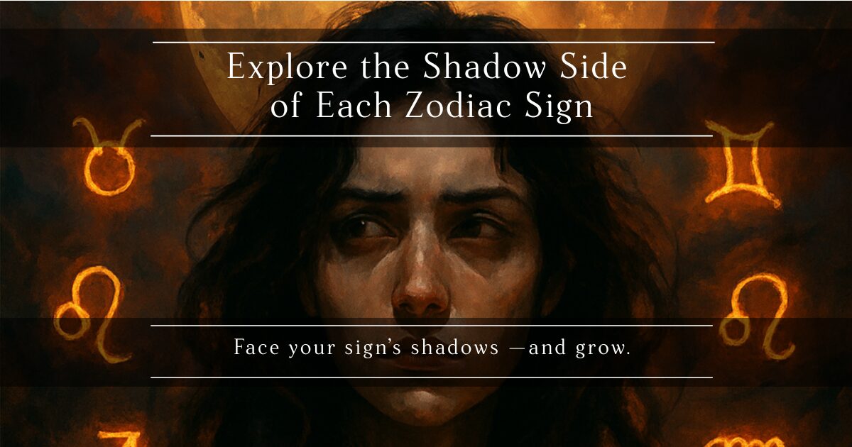 Exploring the Shadow Side: Negative Traits of Each Zodiac Sign & How to ...